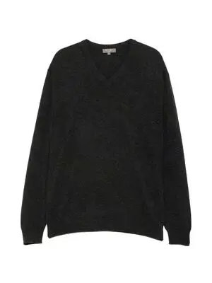 N.peal Burlington V-neck Jumper - Grey