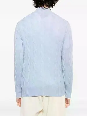 N.peal Jermyn Cable Cardigan