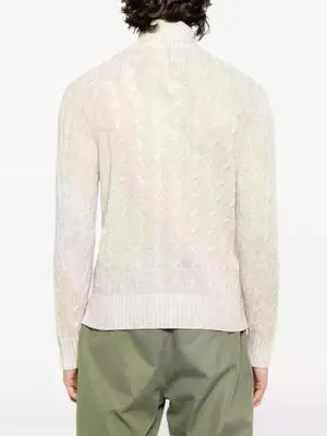 N.peal Cable Zip Cardigan