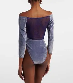 JACQUES WEI Off-shoulder Bodysuit