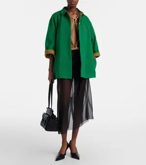 Prada Cotton Piqué Coat