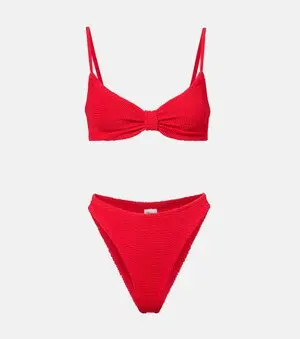 Hunza G Alicia Bikini Set - Red