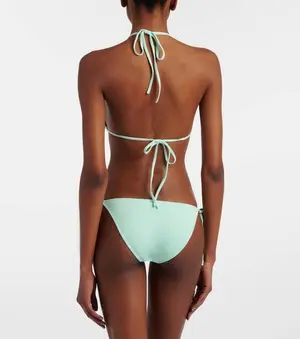 Melissa Odabash Chain-detail Bikini Top - Green