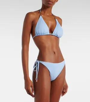 Melissa Odabash Low-rise Bikini Bottoms - Blue
