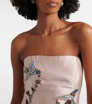 Costarellos Mavia Embellished Corset Gown - Pink