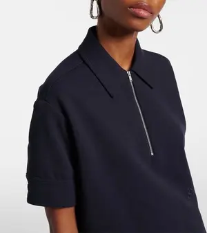 JIL SANDER Jersey Polo Shirt - Blue