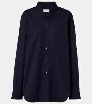 Dries Van Noten Oversized Cotton Poplin Shirt