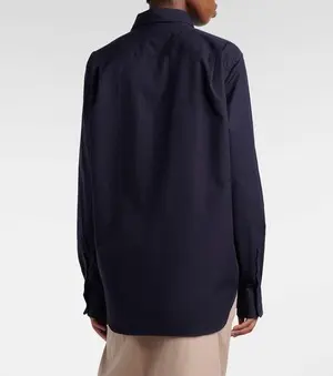 Dries Van Noten Oversized Cotton Poplin Shirt