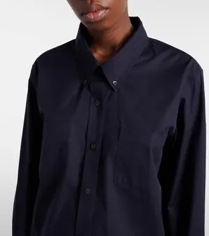 Dries Van Noten Oversized Cotton Poplin Shirt