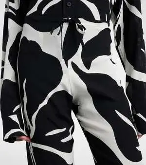 Dries Van Noten Floral Straight-leg Pants