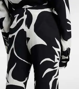 Dries Van Noten Floral Straight-leg Pants