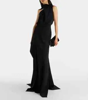 Maticevski Priority Draped Gown - Black
