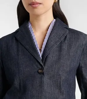 Max Mara Leone Denim Blazer