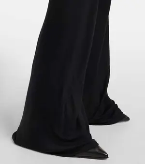 Rick Owens Lilies Wide-leg Pants - Black