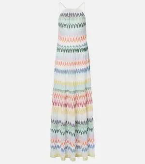 Missoni Halterneck Lamé Maxi Dress - Multicoloured