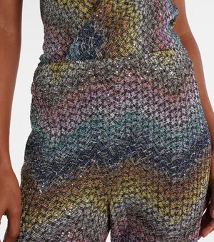 Missoni Sequined Lame Flared Pants
