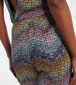 Missoni Sequined Lame Flared Pants