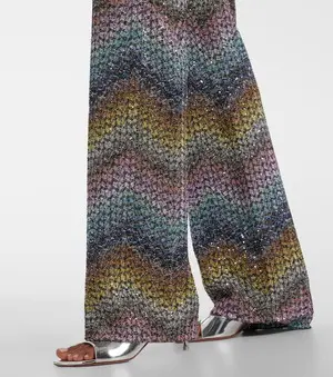 Missoni Sequined Lame Flared Pants