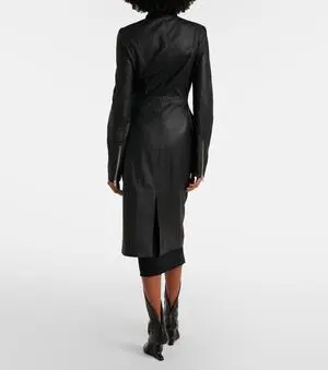 Rick Owens Gary Leather Coat