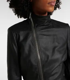 Rick Owens Gary Leather Coat