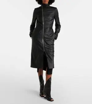 Rick Owens Gary Leather Coat