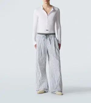 Dolce & Gabbana Ribbed-knit Cotton Henley Shirt