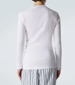 Dolce & Gabbana Ribbed-knit Cotton Henley Shirt