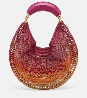Chloe Raffia Shoulder Bags