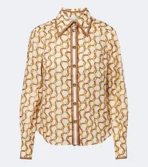 Zimmermann Printed Ramie Shirt - Multicoloured