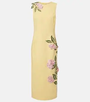 Oscar De La Renta Applique Cocktail Dresses