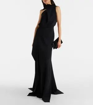 Maticevski Priority Draped Gown - Black