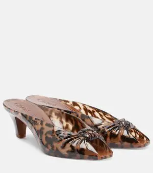 Chloé Jelly Mules Brown