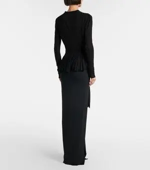 Rick Owens Lilies Jersey Maxi Skirt