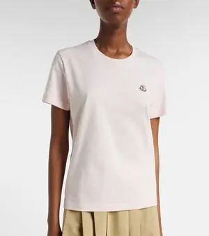 Moncler Set Of Three Cotton Jersey T-shirts