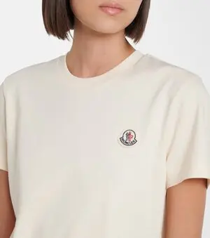 Moncler Set Of Three Cotton Jersey T-shirts