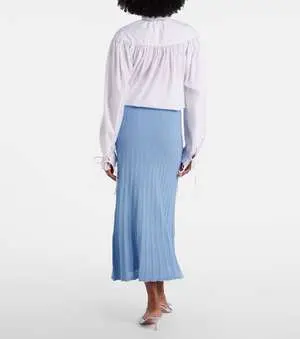 Rebecca Vallance Natalie Pointelle Midi Skirt