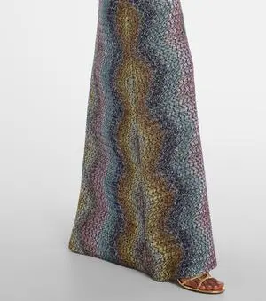 Missoni Cutout Sequined Lamé Gown - Multicoloured