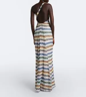 Missoni One-shoulder Metallic Gown - Multicoloured