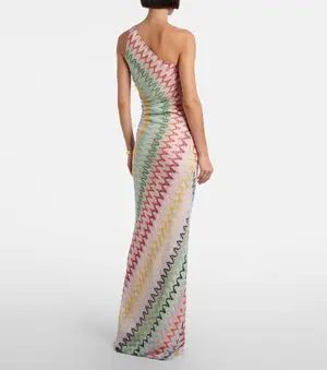 Missoni One-shoulder Metallic Gown - Multicoloured
