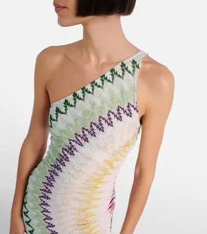 Missoni One-shoulder Metallic Gown - Multicoloured