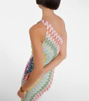 Missoni One-shoulder Metallic Gown - Multicoloured