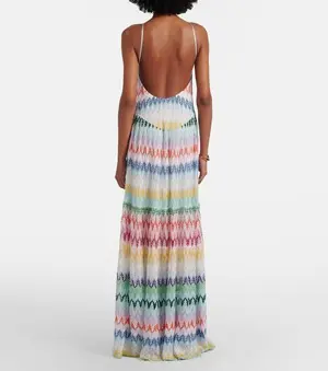 Missoni Halterneck Lamé Maxi Dress