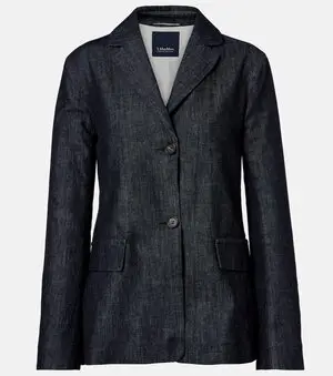 Max Mara Leone Denim Blazer