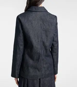 Max Mara Leone Denim Blazer