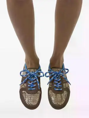 Gcds Snakeskin-print Sneakers