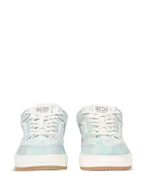 Gcds Logo-print Sneakers - Blue