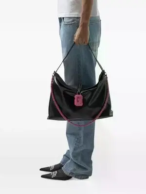 Gcds Mega Comma Shoulder Bag - Black