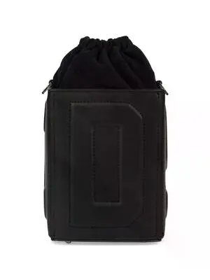Gcds Logo-embossed Shoulder Bag - Black