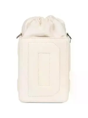 Gcds Logo-embossed Shoulder Bag - White