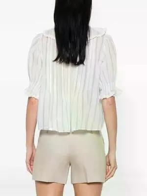 DÔEN Henri Striped Blouse - Neutrals